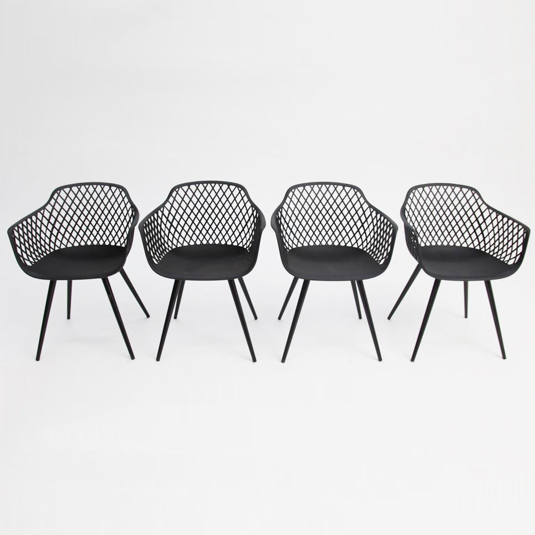 Java Dining Chair 4pc - Black