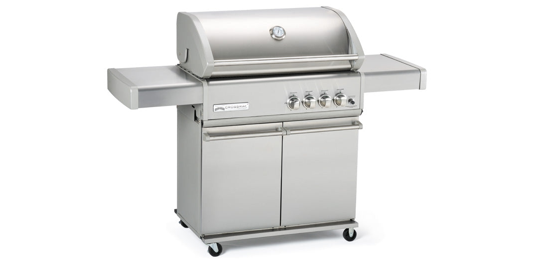 Crossray Infrared 4 Burner BBQ on Trolley