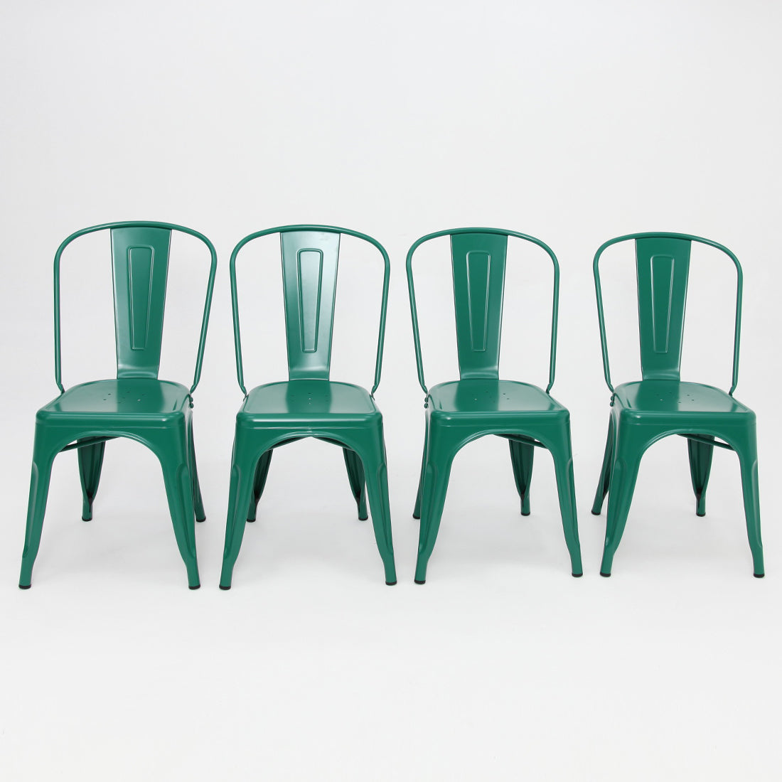 Paris Tolix Chair 4pc - Green