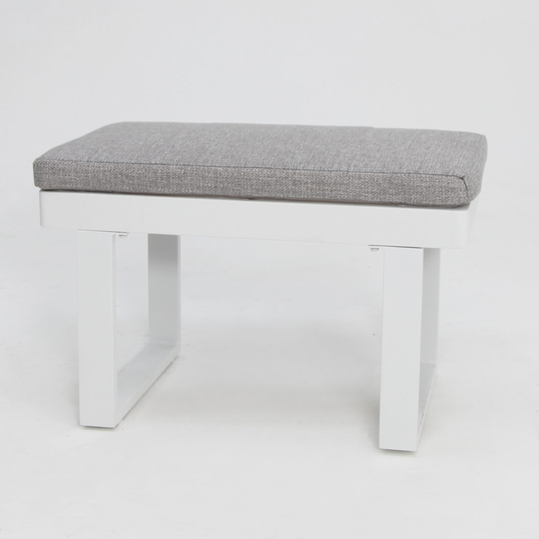 Quaynor White Footstool set of 2