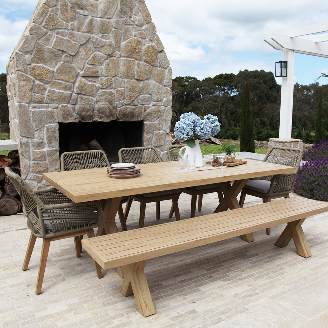 Outdoor Timber Dining Tables & Sets | Timber Outdoor Furniture Online